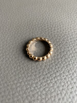 QUDO Ring „Matino“ Ring mit Loch Gewinde für Wechselsteine Edelstahl vergoldet | eBay.de