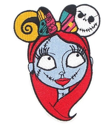 NBC Sally and Jack Characters Faces Embroidered Iron on PATCH | eBay