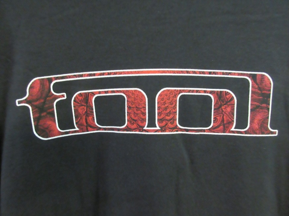 TOOL OFFICIAL MERCH RED PATTERN 2023 BAND CONCERT MUSIC T-SHIRT LARGE ...