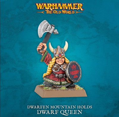 Warhammer Dwarfen Mountain Holds Dwarf Queen NEW in BOX Metal and ...