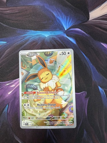 Eevee 173 Black Star Promo Full Art Holo: Pokemon S&V Prismatic ...