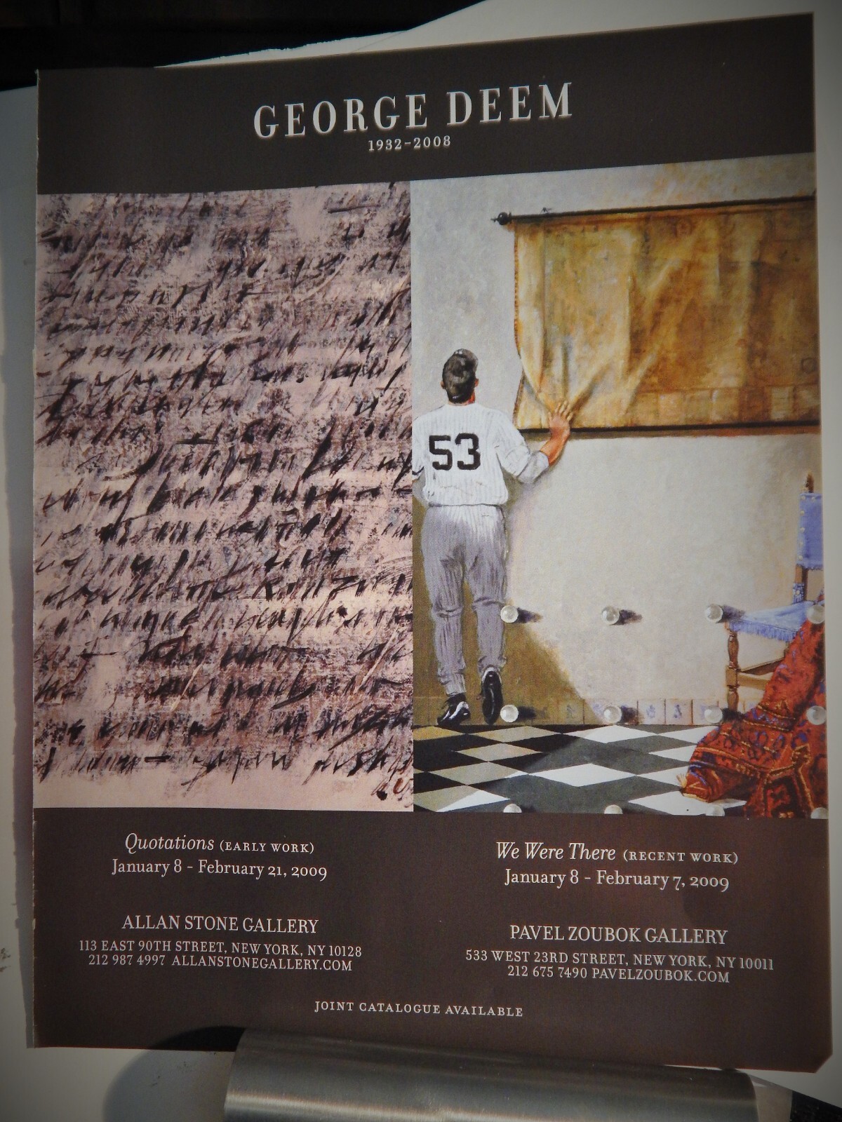 GEORGE DEEM ART PIECE VTG ORIG 2009 ADVERTISEMENT | eBay