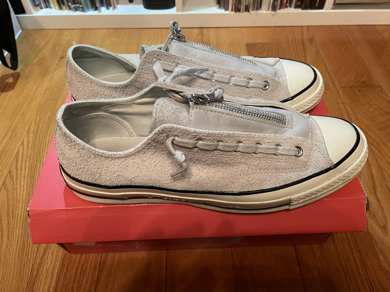 Converse Chuck Taylor All Star 70 Zip Ox Pure Platinu… - Gem