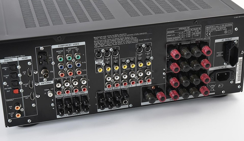 Sony STR-DA1200ES AV Amplifier 7.1 Dolby DTS HDMI w/ remote GWO | eBay UK