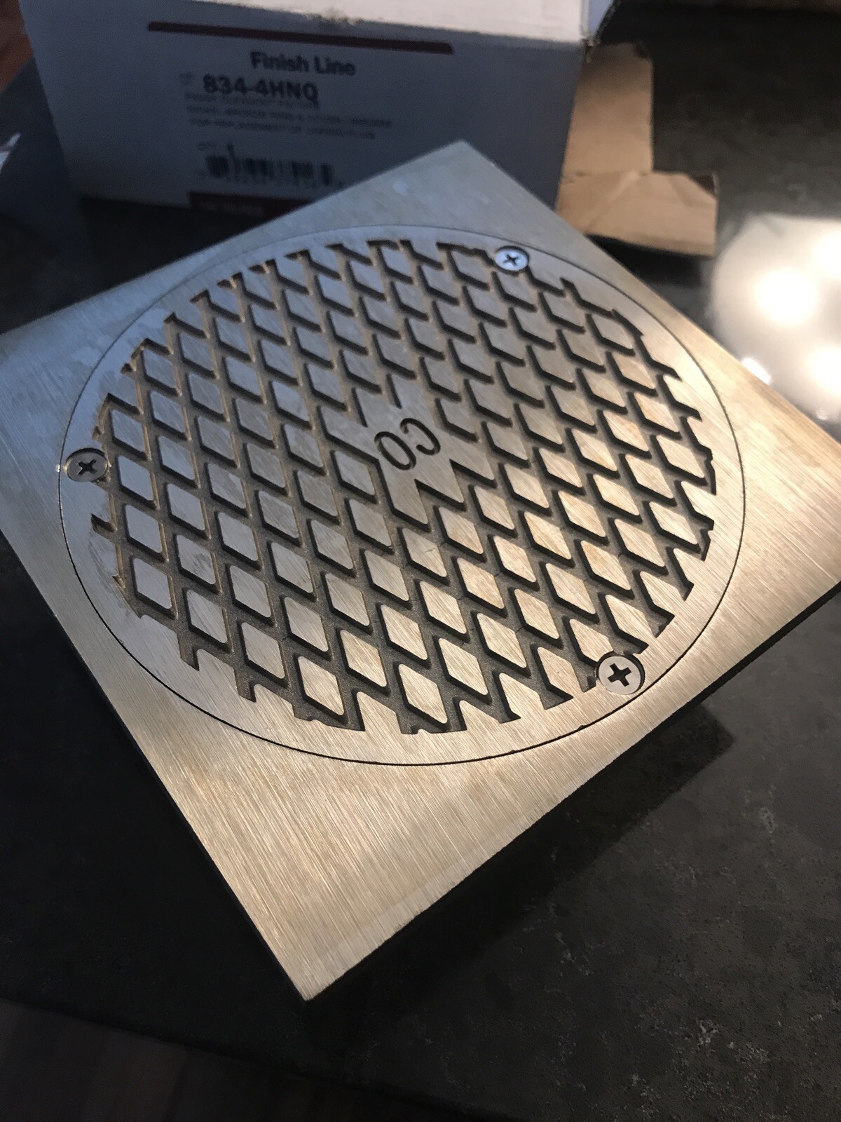 Sioux Chief 834-4HNQ Nickel Bronze Cover & Ring for 4 inch Finish Line ...