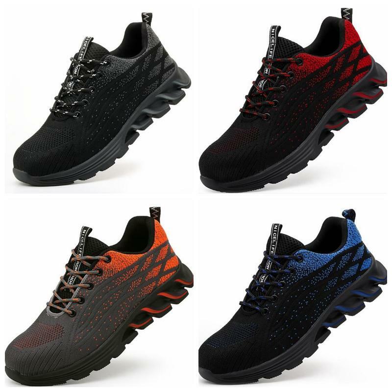 Mens Safety Shoes Work Trainers Womens Steel Toe Cap Lightweight Hiking ...