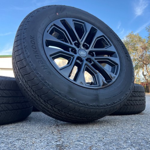 2025 Black Ford F150 F-150 Wheels Rims Tires Factory Original OEM 2024 ...