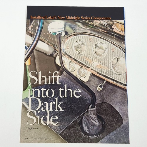 Lokar Performance Parts Hot Rod Dashboard Print Ad Rod & Custom 11/08 8 ...