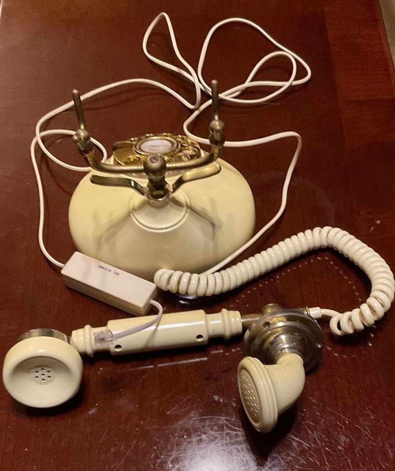 Vintage 1940/1950's Telephone Victorian Style Dial Desk Phone | eBay