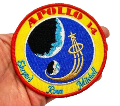 NASA APOLLO 14 (SHEPARD-ROOSA-MITCHELL) EMBROIDERED IRON-ON PATCH ...