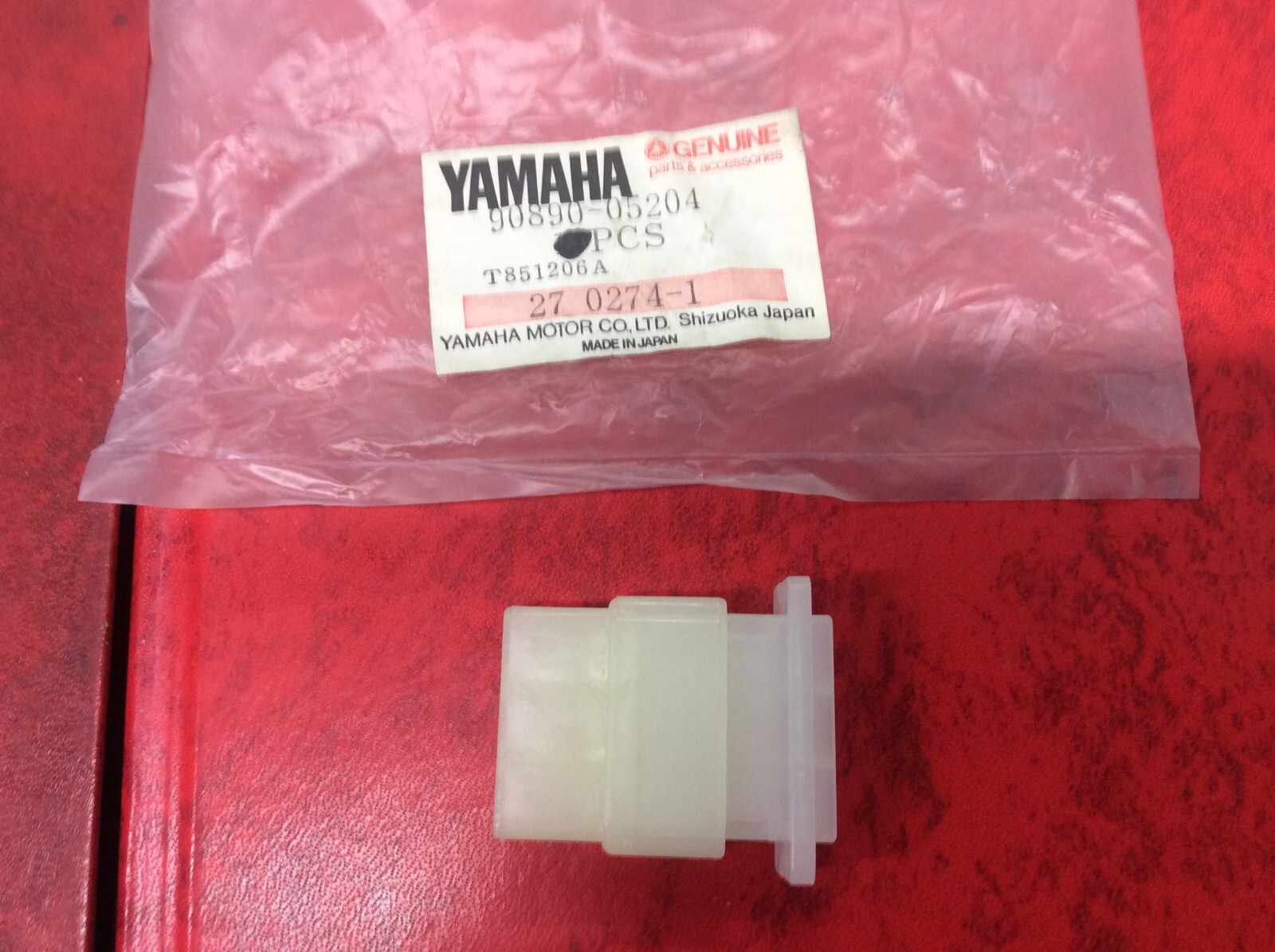 GENUINE YAMAHA PARTS MALE & FEMALE 6 POLE WIRE TERMINAL (B-13) 90890 ...