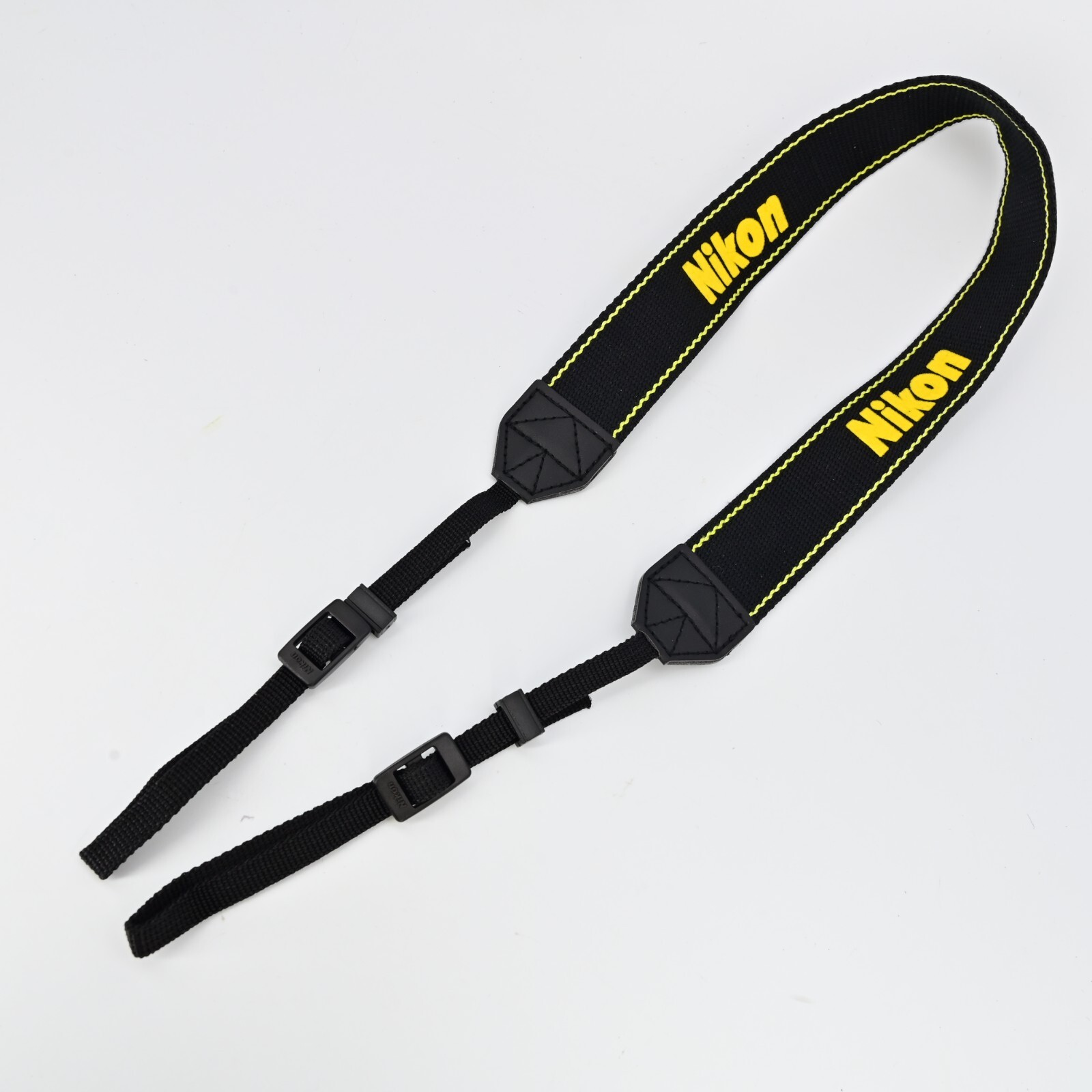 Genuine Nikon Camera Strap Black/Yellow Neck/Shoulder DSLR Mirrorless ...