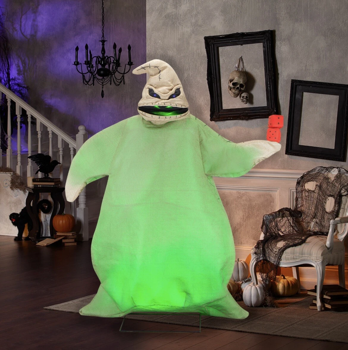 Pennywise Animatronic Gemmy 6ft Life-Size Animated Pennywise Halloween ...