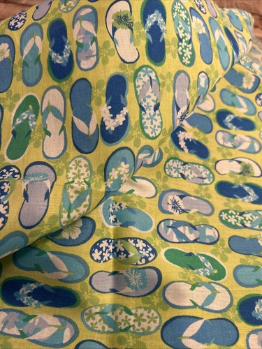 Springs Industries Sizzle II Tropical Fun Flip Flops 45”x2yds | eBay