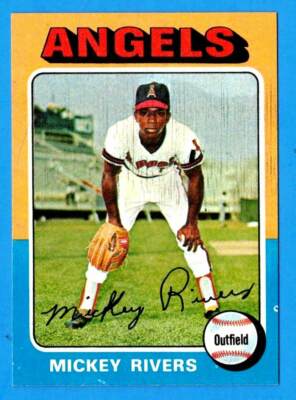 1975 Topps Mini # 164 Mickey Rivers (ex-mt) California Angels | eBay