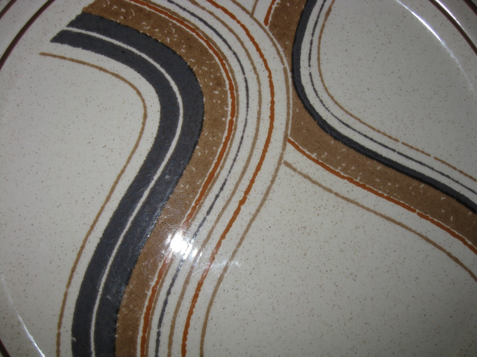 Shannon Pottery MISSOURI Lrg. 12 1/2" Serving Platter Aran Stone Line ...