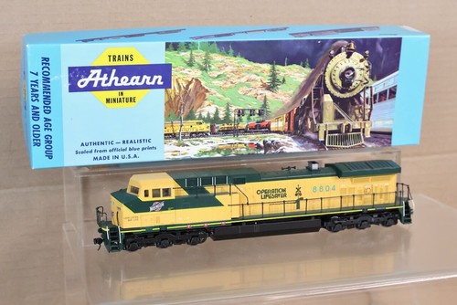 ATHEARN PWR CHICAGO NORTH WESTERN CNW EMD C44-9W DIESEL LOCOMOTIVE 8804 ...