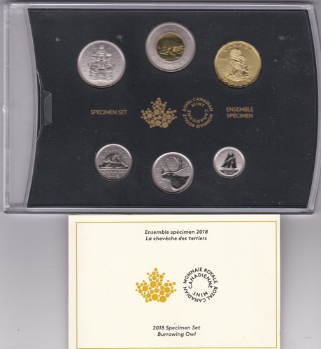 2018 Canada 6 coin Specimen Set in case with COA | eBay