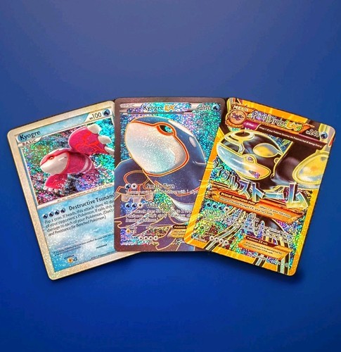 Kyogre EX Mega Primal Kyogre EX Custom Fan Art Homage Foil Set | eBay