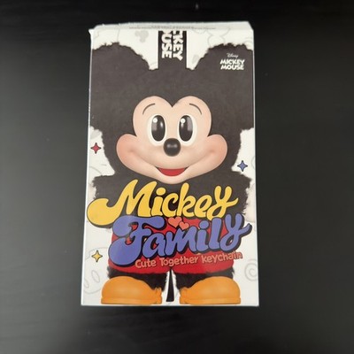 POP MART x Mickey Family Cute Together Keychain Series Keychain Plush ...