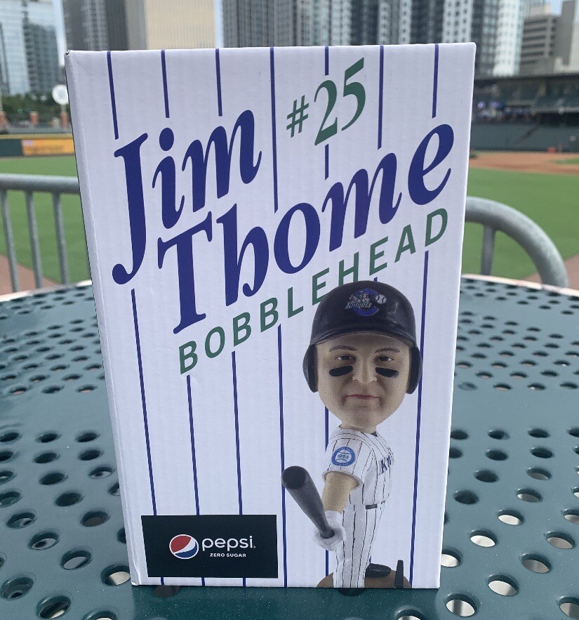 Charlotte Knights Jim Thome Bobblehead SGA 7/20/23 Former White Sox ...
