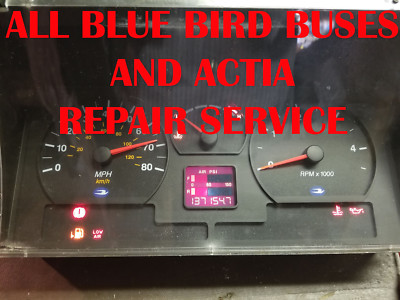 Blue Bird Bus INSTRUMENT CLUSTER REPAIR SERVICE BLUEBIRD | eBay