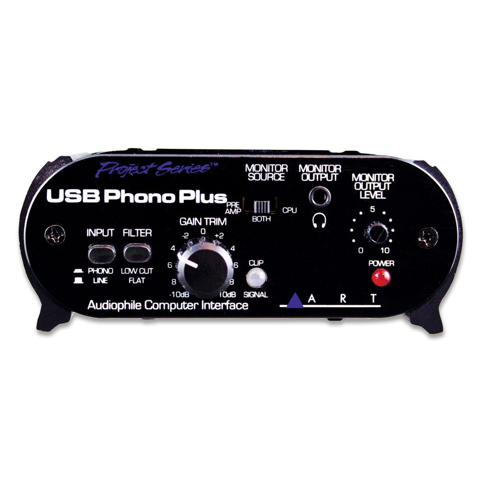 ART USB Phono Plus Phono Preamp and Audio Interface PhonoPlus ...