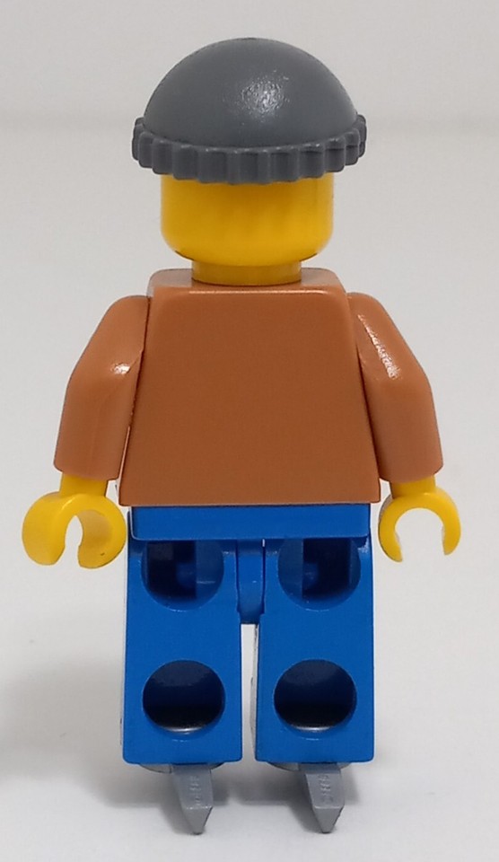 Lego Ice Skating Boy Minifigure Argyle Sweater Freckles Knit Cap | eBay
