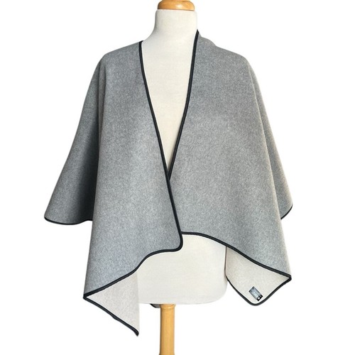 NWOT +Beryll Cashmere Wool Reversible Cape Poncho Womens One Size | eBay