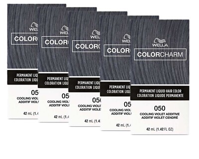 Wella Color Charm Liquid 050 Cooling Violet 1.4 oz 5pc Combo | eBay