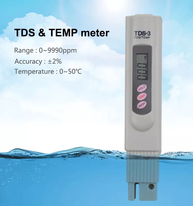 TDS3 PPM Meter Digital Tester Home Drinking Tap Water Quality Purity ...