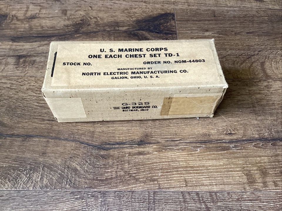 NOS NEW In Box WWII U.S. Marine Corps TD-1 Chest Set USMC ...