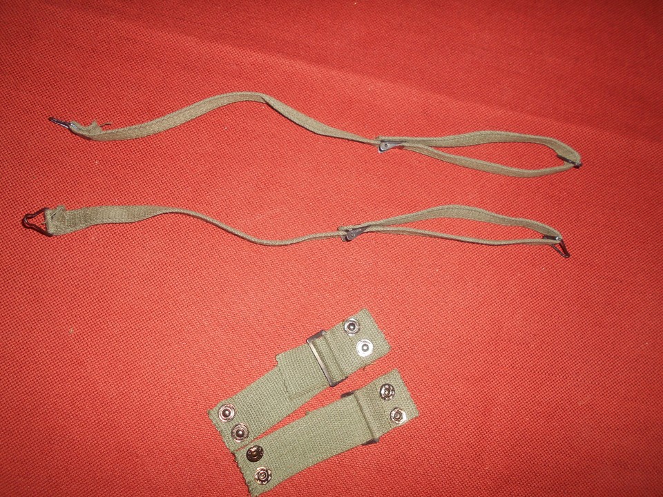U.S.ARMY : From M1 HELMET 2X Helmet Liner Chin Straps & 2X Liner Nape ...