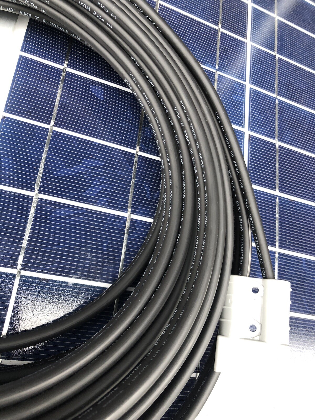 30 METERS 6MM TWIN DC SOLAR CABLE WITH ANDERSON STYLE PLUGS EXTENSION ...