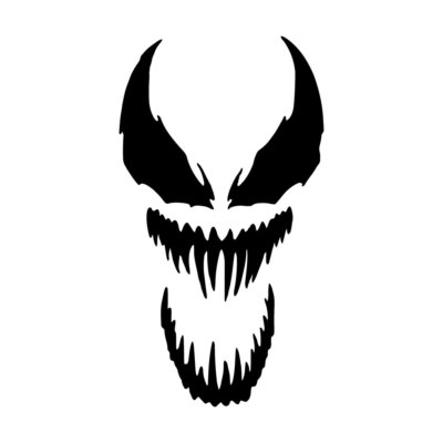 6.5" VENOM FACE Vinyl Decal Sticker Car Window Laptop Marvel Spiderman ...