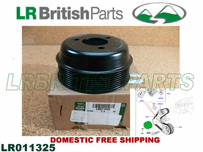 GENUINE LAND ROVER FAN PULLEY RANGE ROVER DEFENDER RANGE SPORT 5.0L SC ...