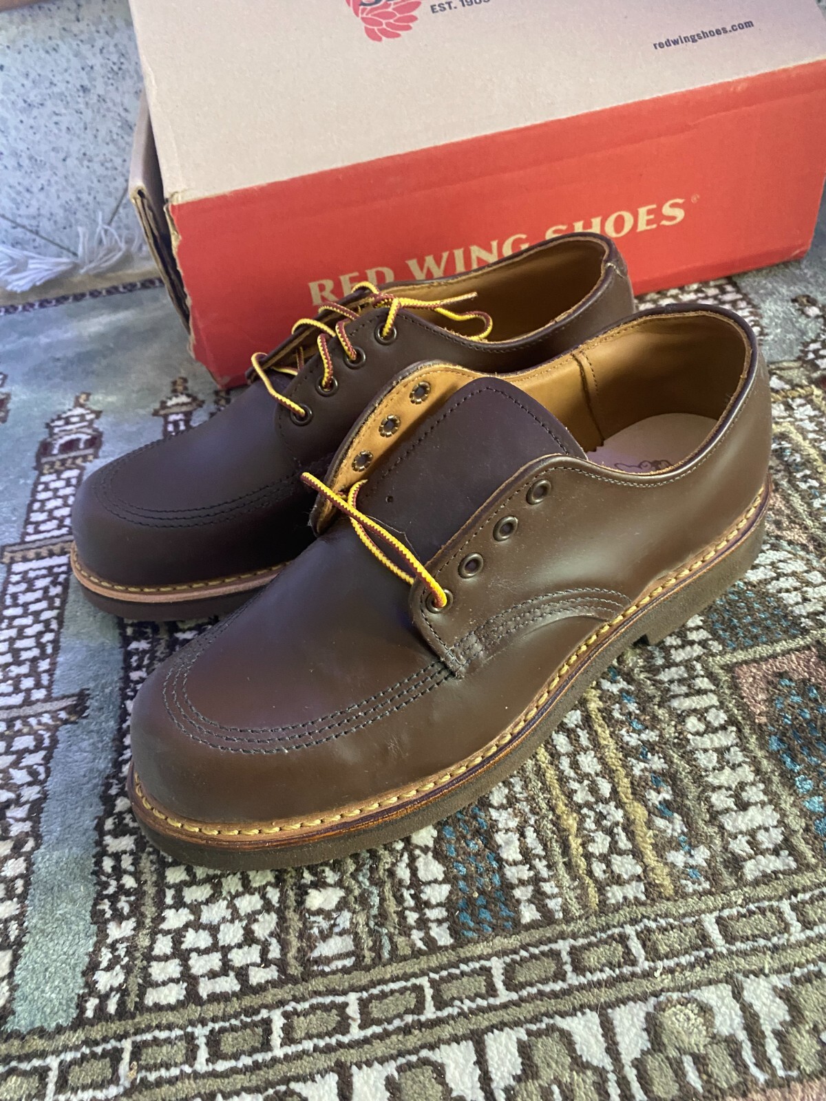 Red Wing 9202 Garageman Oxford Beckman Postman Foreman Super rare 6.5D ...