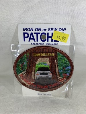 California Redwoods Patch - Sequoia Trees Hiking Embroidered Badge 3 ...