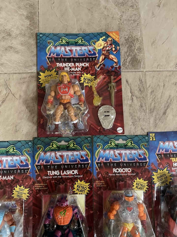 Motu Origins Wave 11-12 and three deluxe figures | eBay