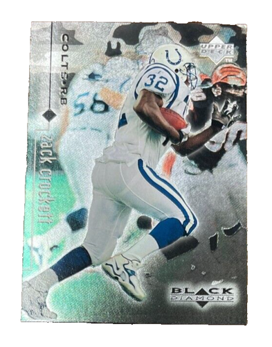 1998 UPPER DECK BLACK DIAMOND CARD # 36 Zack Crockett - Indianapolis ...