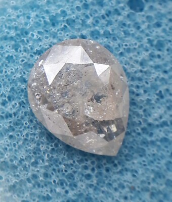 1.22 CT,PEAR Natural Lose Diamond,White Color Pear Shape,Tansfernt ...