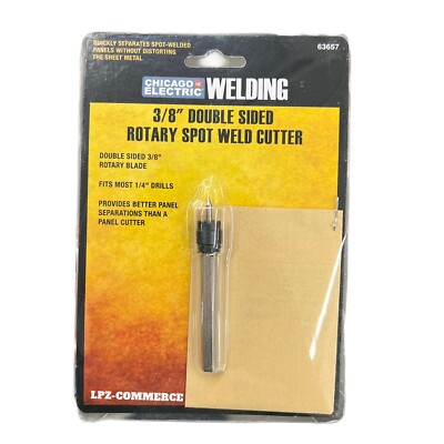 Chicago Electric 3/8 in. Double Sided Rotary Spot Weld Cutter | eBay