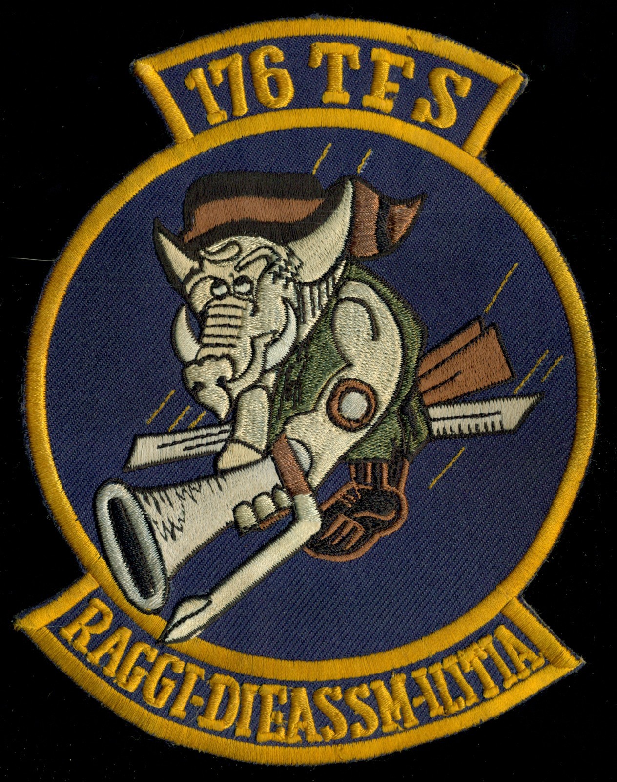 USAF 176th Tactical Fighter Squadron Patch N-7 | eBay