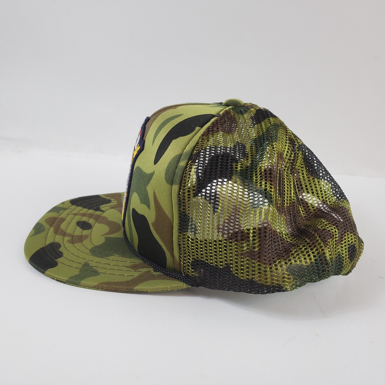Vtg Hat Cap Camouflage China Fleet Club Royal Navy Ho… - Gem