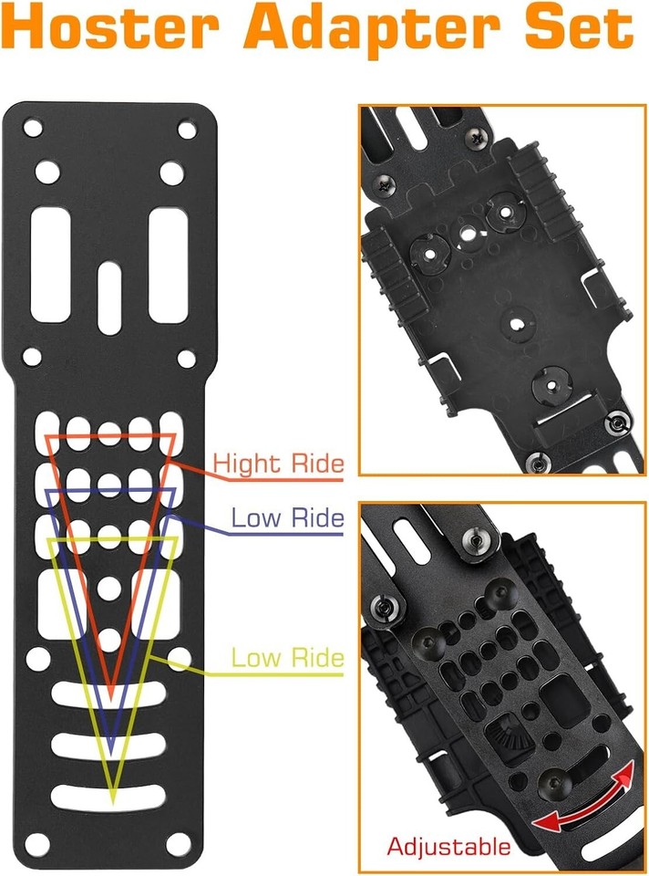 Modular Holster Adapter Tactical QLS Kit Leg Strap Drop Leg Platform | eBay