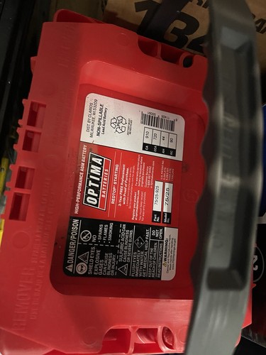 75/25 Optima Battery Red Top | eBay