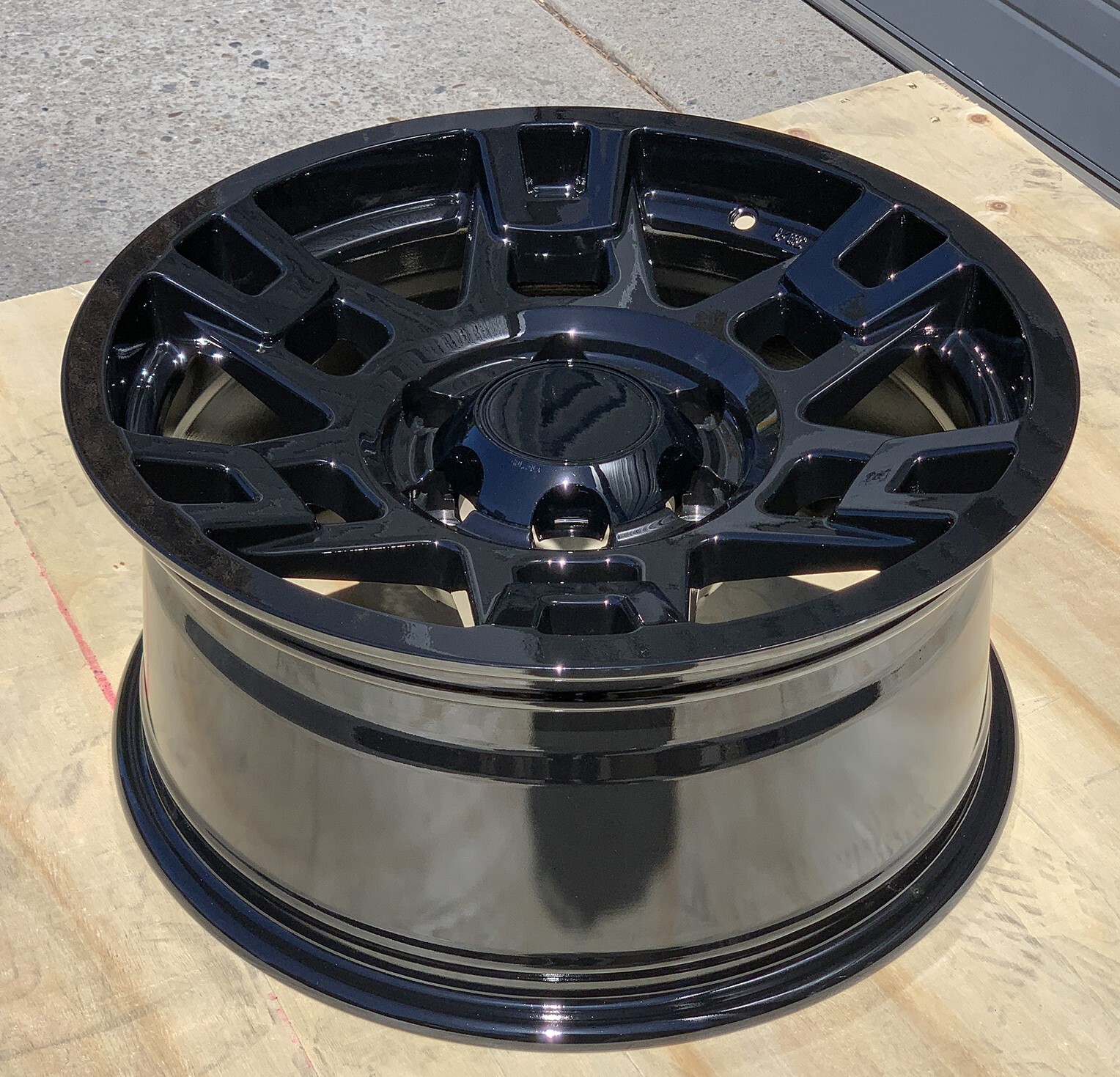 4 New Gloss Black Off Road Rim Wheels 17X9 +0 6x139.7 Fits PRO Tacoma ...