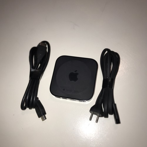 Apple TV Model: A1378 (2nd Generation) Media Streamer Black W/ AC ...