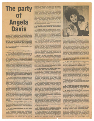 The Party of Angela Davis / 1981 | eBay