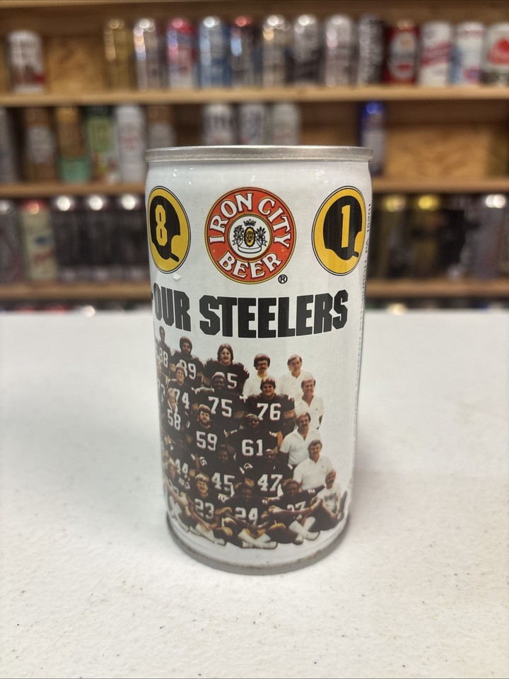 PITTSBURGH STEELERS IRON CITY 1981 PITTSBURGH PRIDE OUR CITY BEER CAN ...